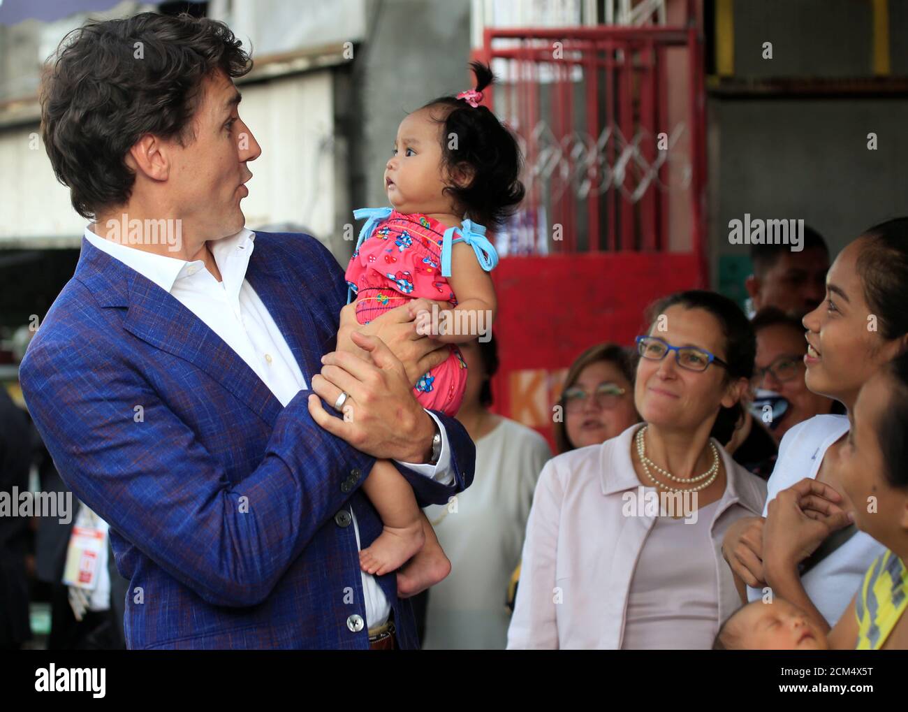 Justin trudeau as baby hi-res stock photography and images - Alamy