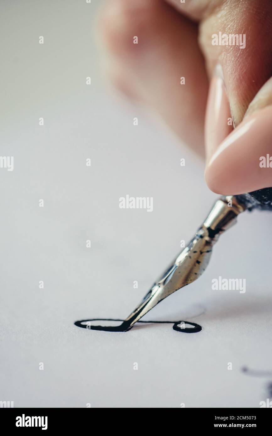 Hand lettring hi-res stock photography and images - Alamy