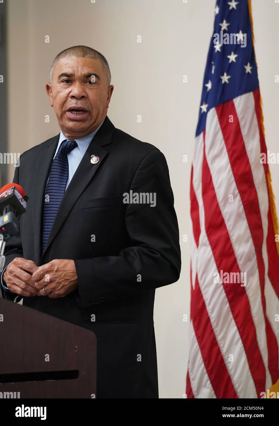 St. Louis, United States. 16th Sep 2020. Rep. William (Lacy) Clay makes ...