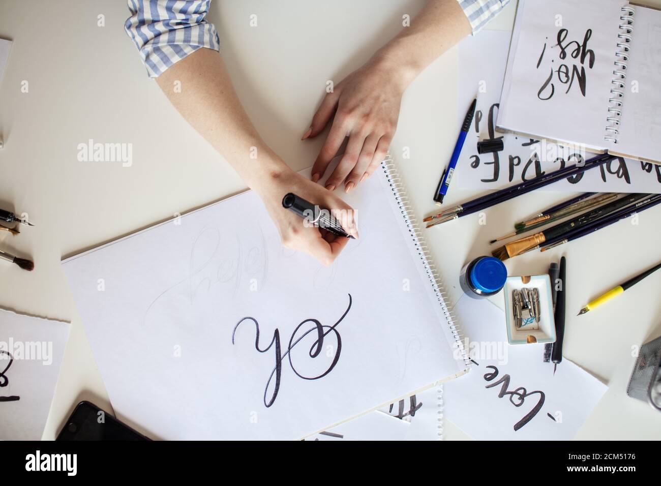 High angle top view graph hi-res stock photography and images - Alamy