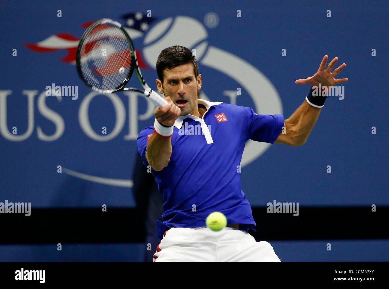 Novak Djokovic Forehand High Resolution Stock Photography and Images ...