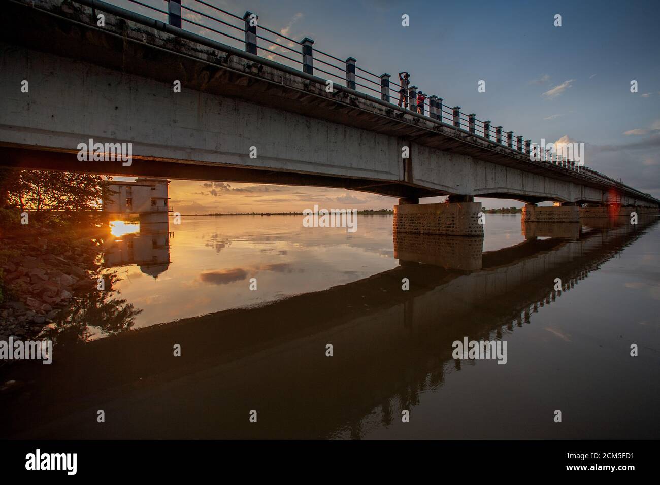 Godavari river at the site of Jayakwadi village in Paithan taluka of ...