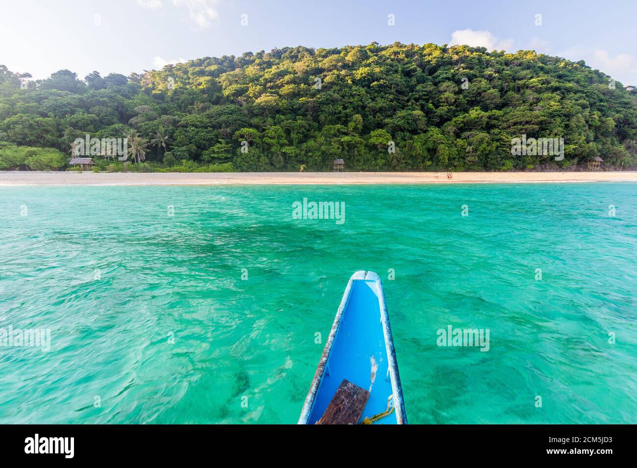 Deserted Puka Beach in Boracay Stock Photo - Alamy