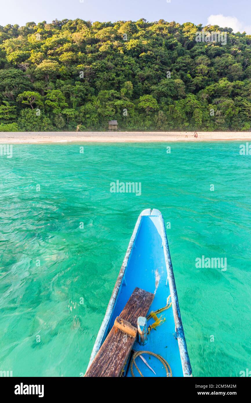 Deserted Puka Beach in Boracay Stock Photo - Alamy