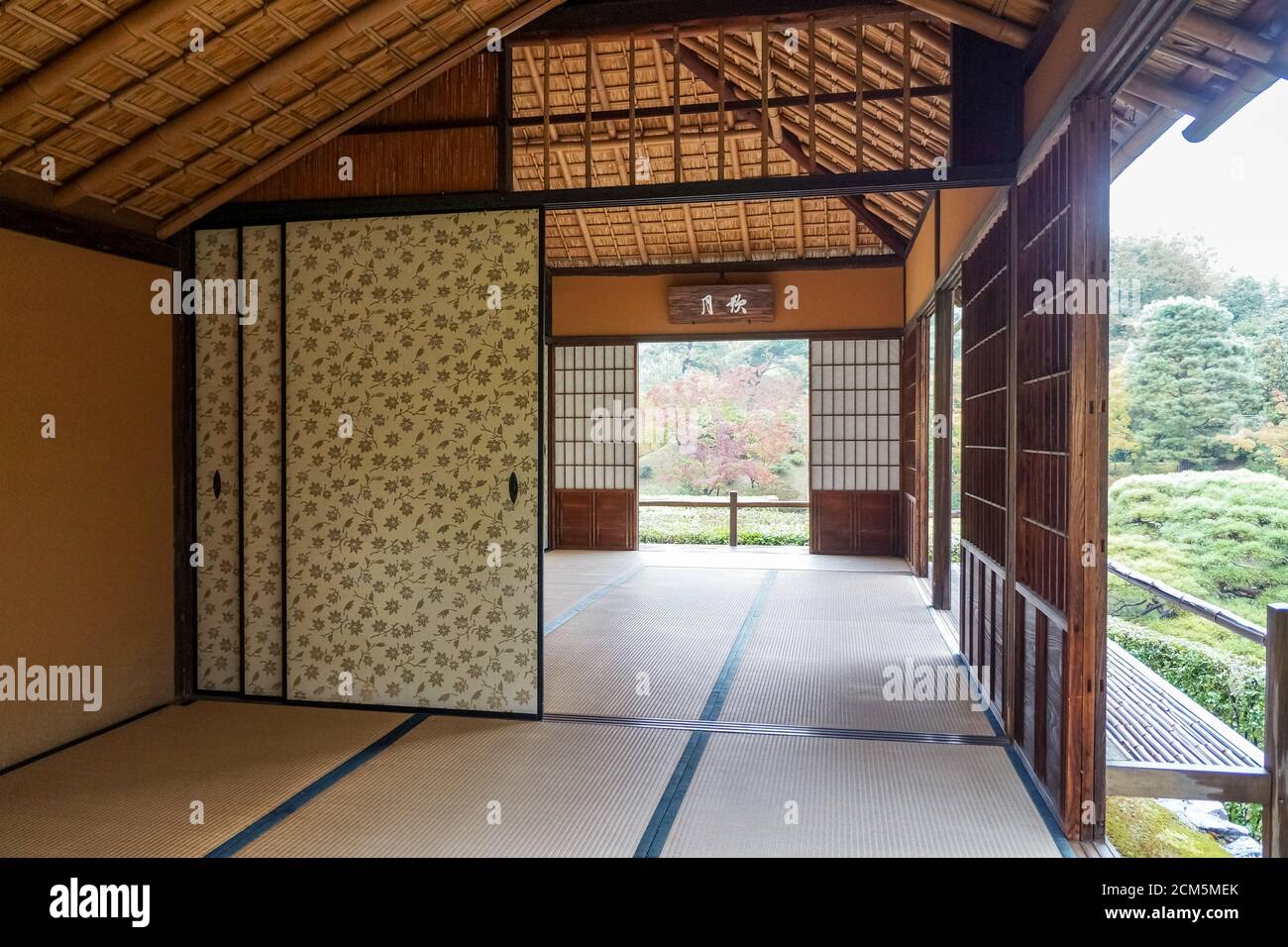 Gepparo teahouse, Katsura Imperial Villa, Kyoto, Japan. Traditional ...