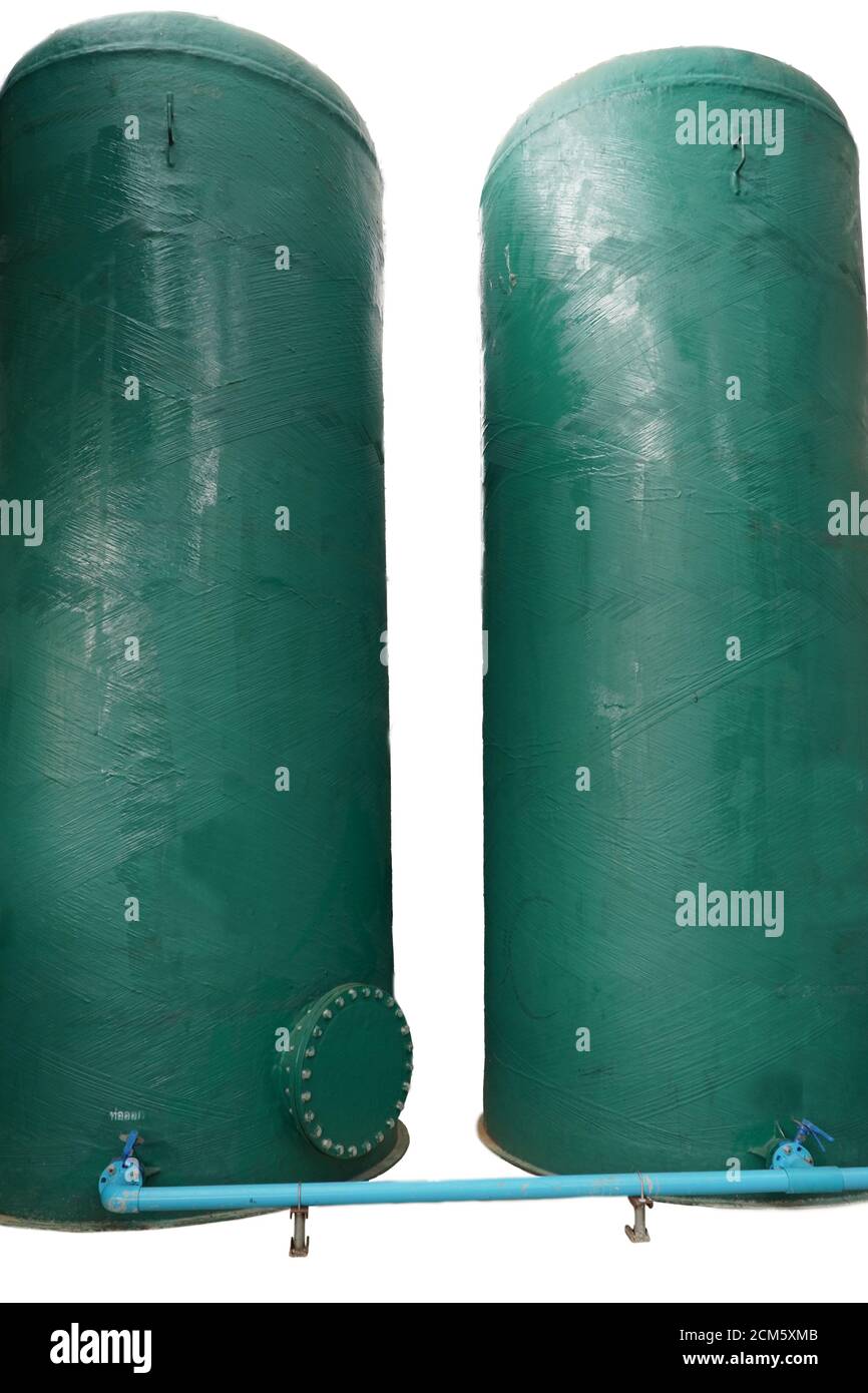 Steel water tank closing flange, blind flange,White background Stock ...