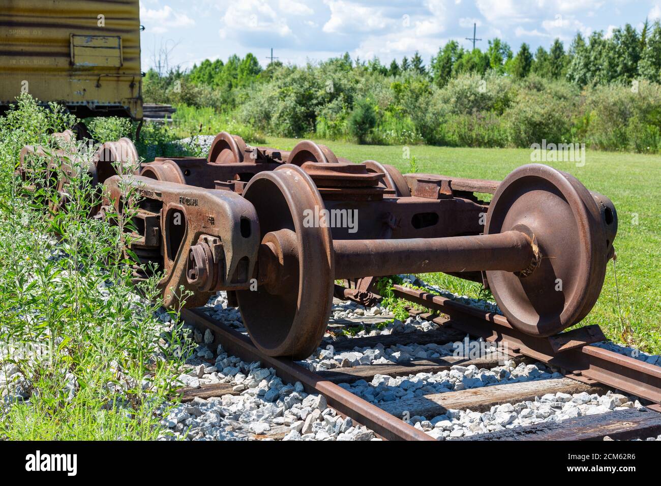 Rail trucks hi-res stock photography and images - Alamy
