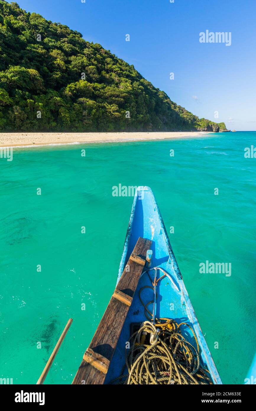 Deserted Puka Beach in Boracay Stock Photo - Alamy