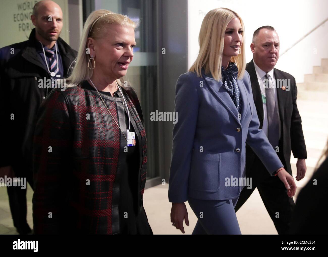 Ivanka trump at world economic forum hi-res stock photography and ...