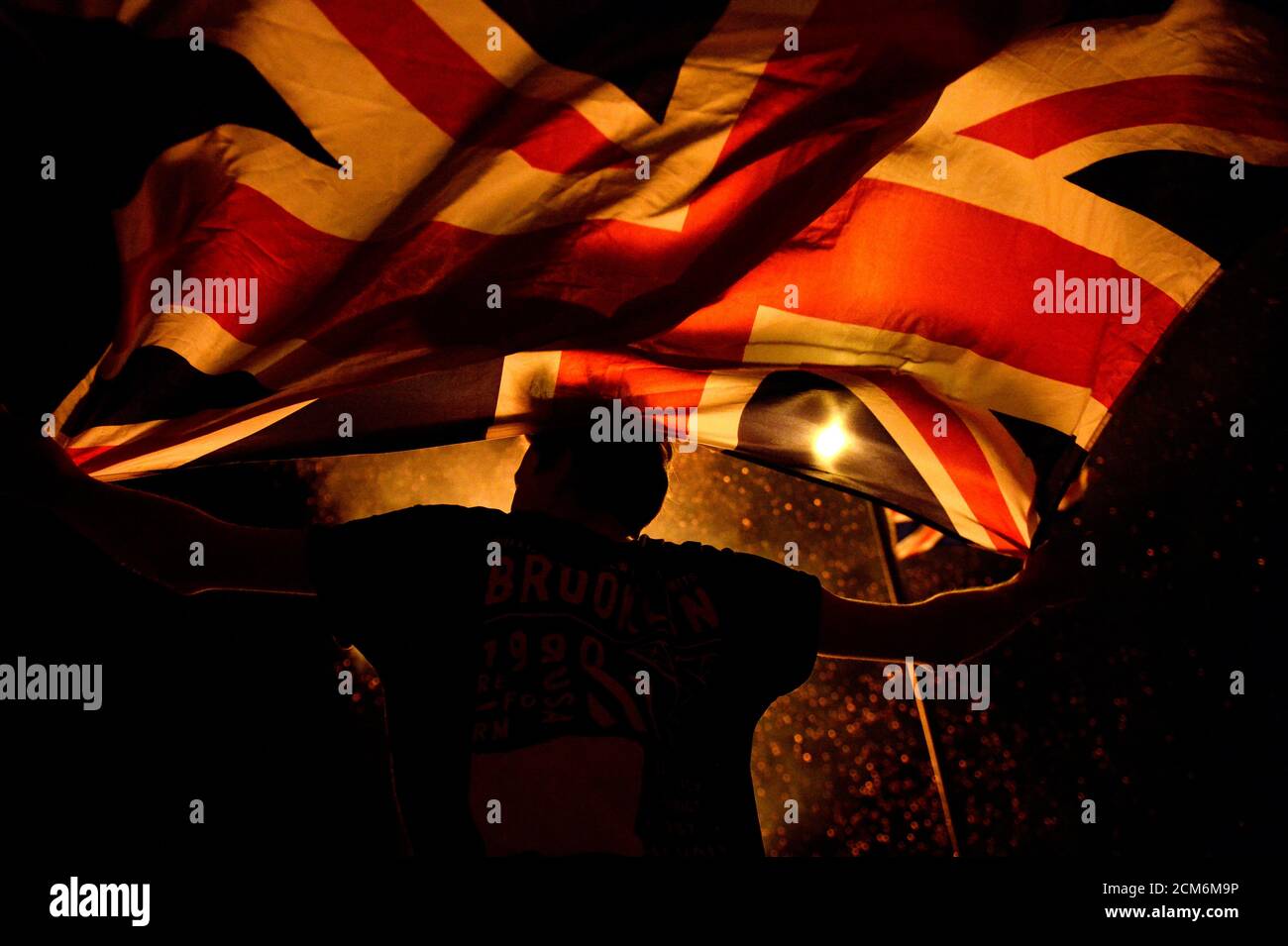 Burning union jack flag hi-res stock photography and images - Alamy