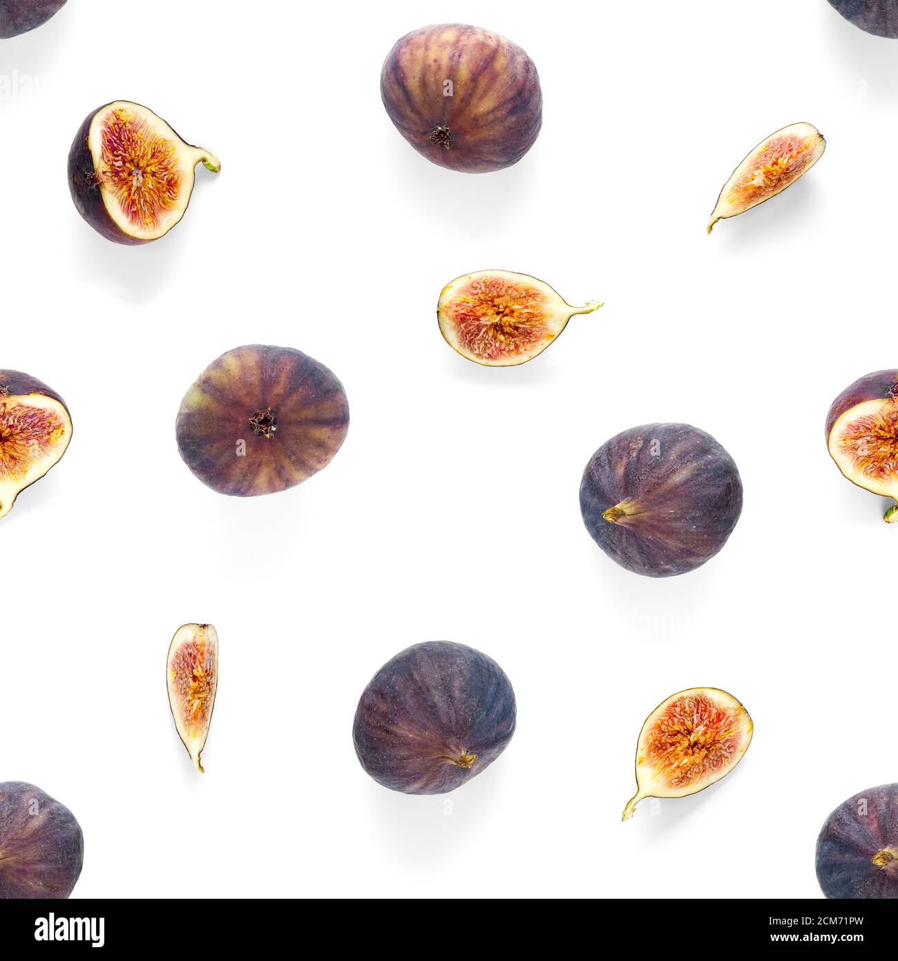 Seamless pattern with ripe figs. Tropical abstract background. Figs on ...