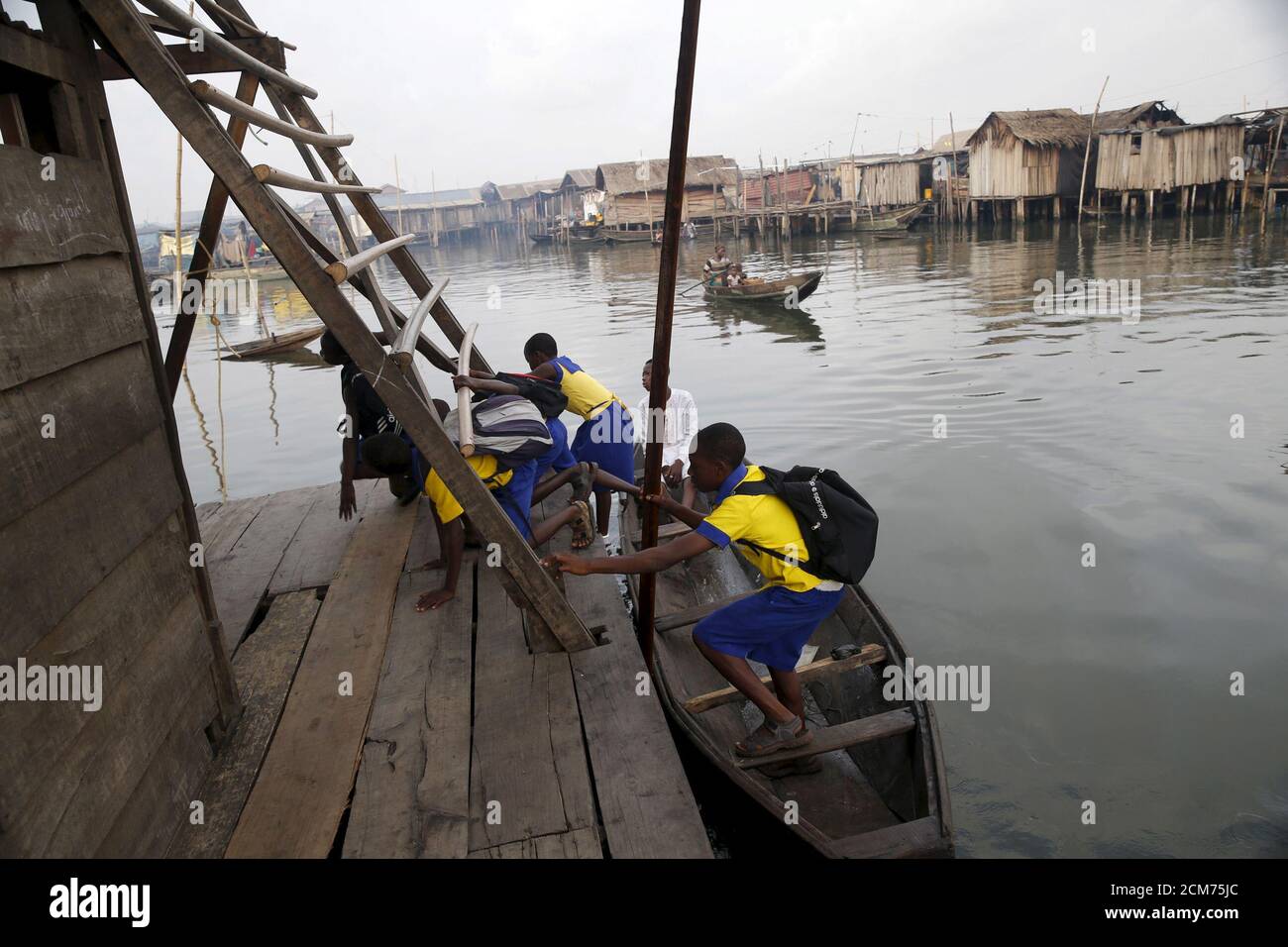 Makoko floating school, lagos hi-res stock photography and images - Alamy