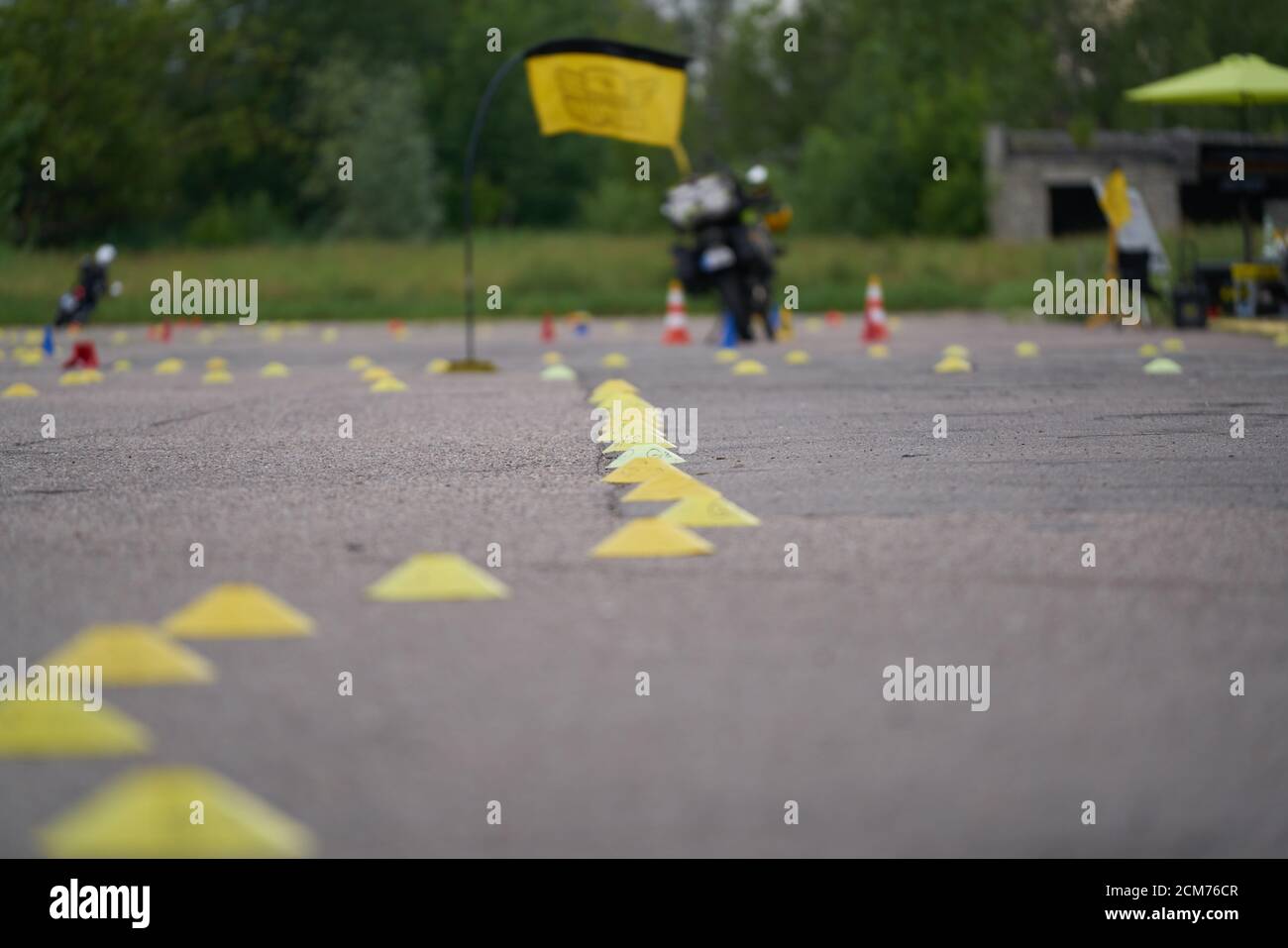 Yellow traffic cone hi-res stock photography and images - Alamy