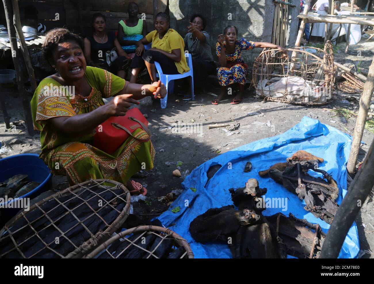Bush meat market africa hi-res stock photography and images - Alamy