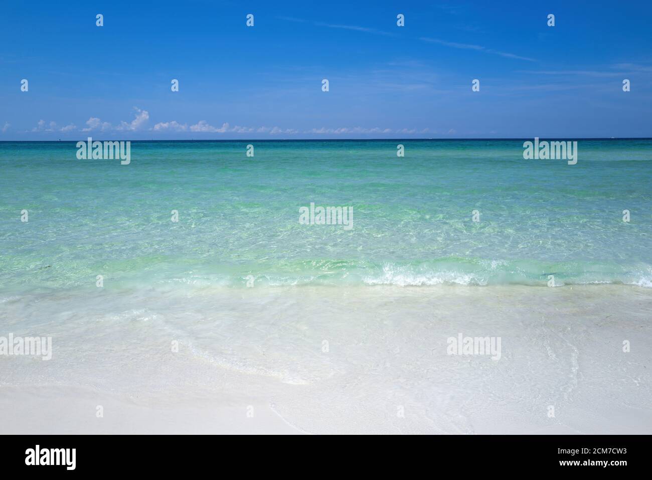 Ocean view beach. Banner or wallpaper for blue sea design, Ocean ...