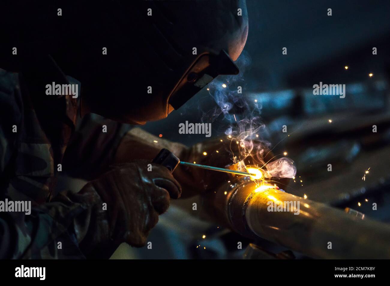 Welding flame hi-res stock photography and images - Alamy