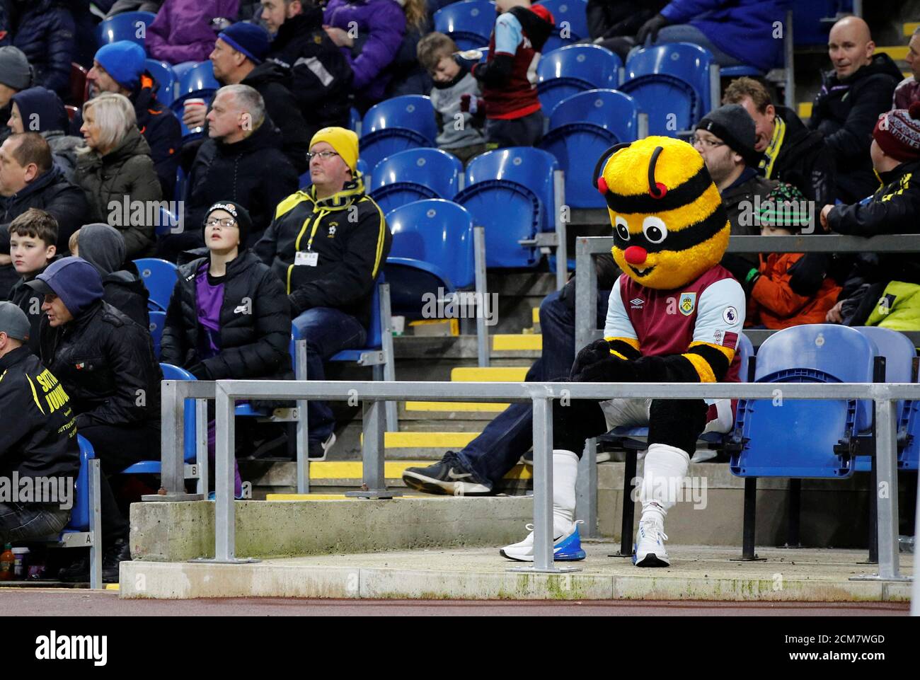 Burnley club mascot bertie bee hi-res stock photography and images - Alamy