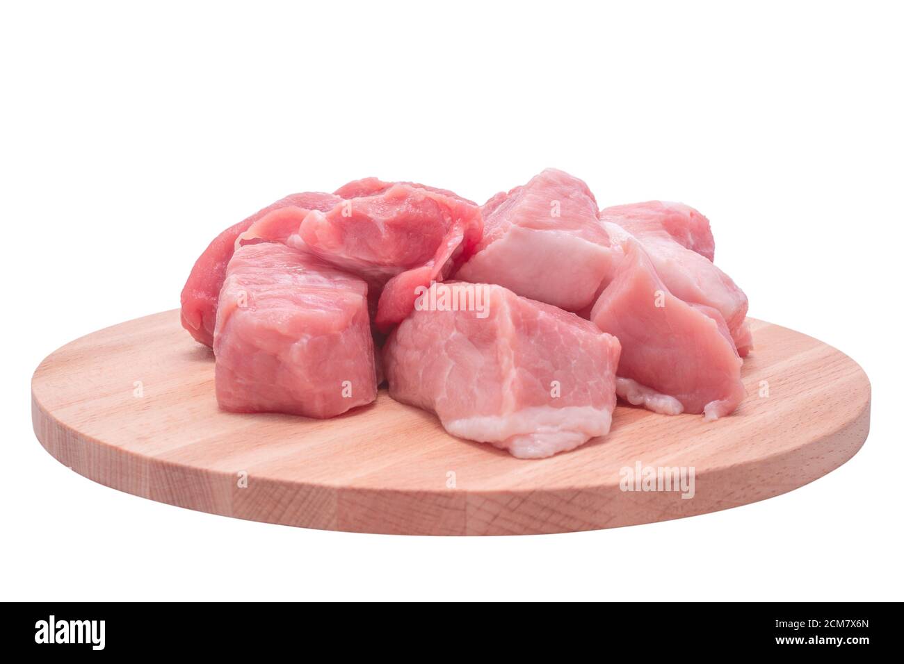 Sliced pork served on Cut Out Stock Images & Pictures - Alamy