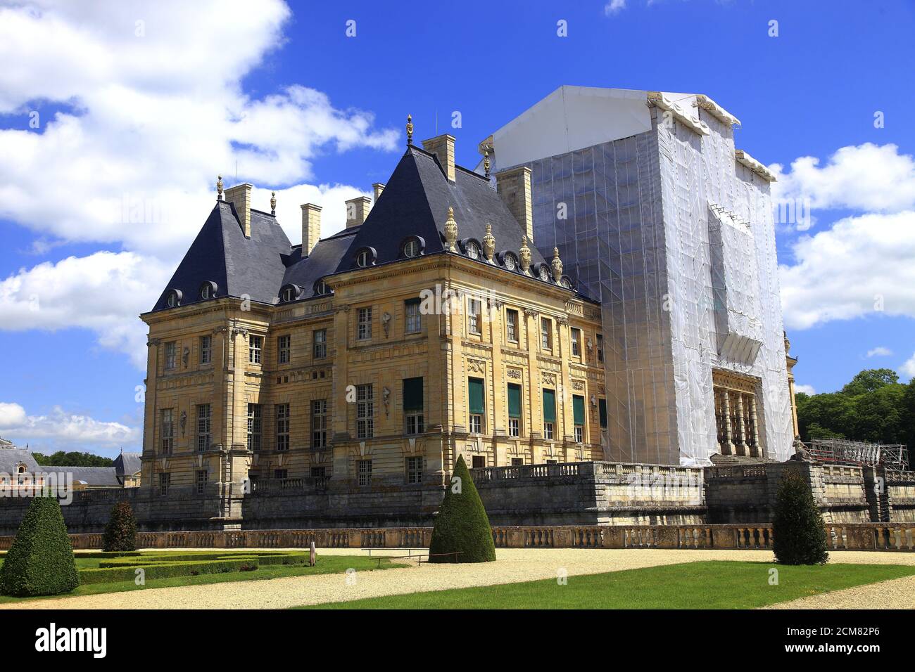 Chateau de Walle Vikant France Stock Photo - Alamy