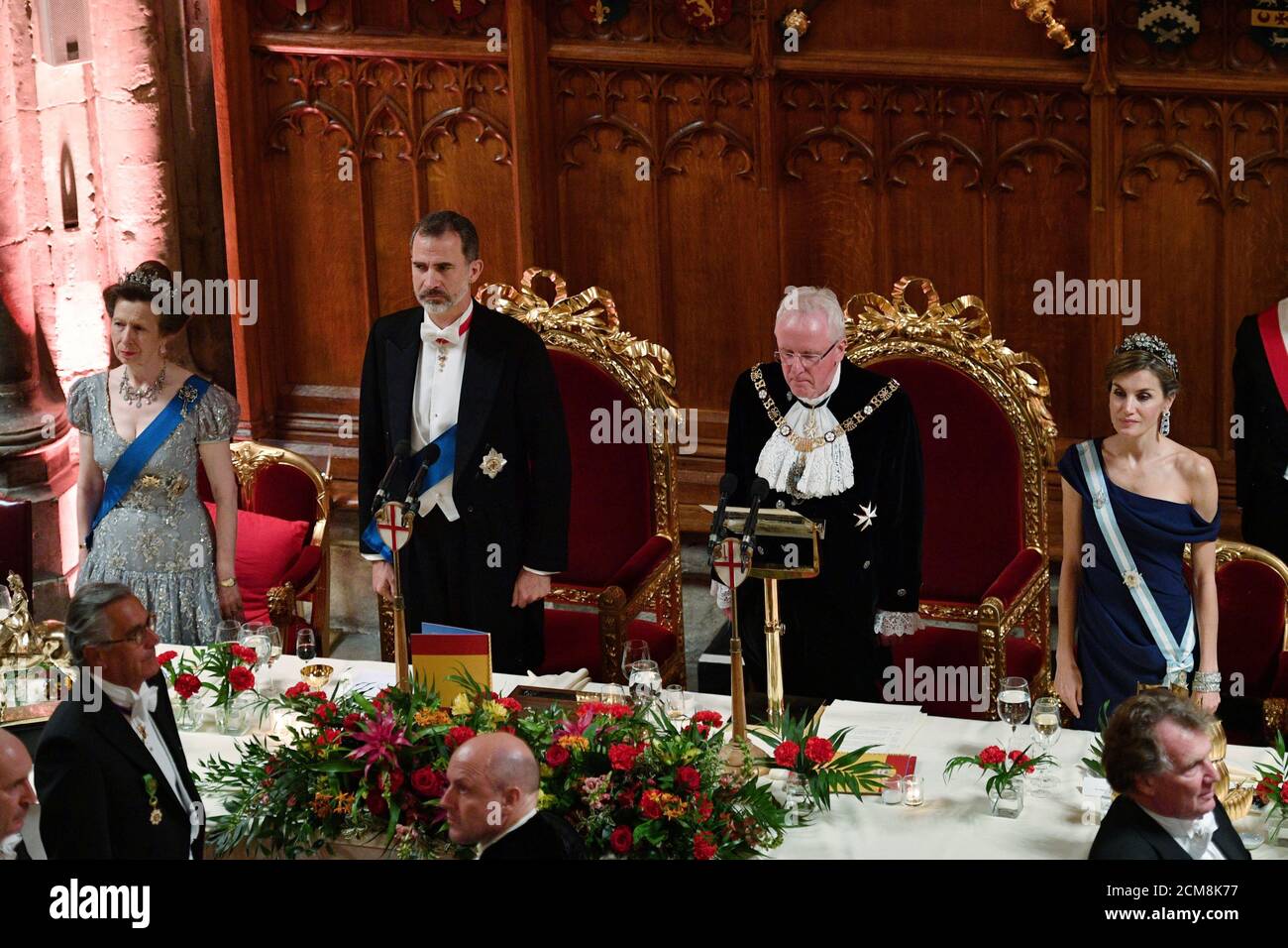 Princess anne state banquet in hi-res stock photography and images - Alamy