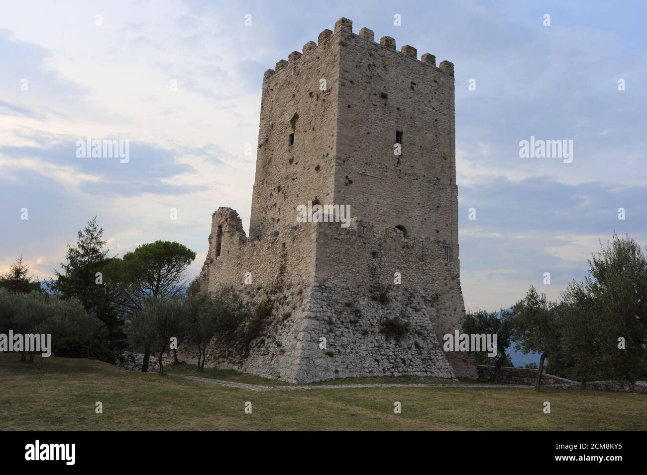 Arpino, Italy - September 16, 2020: The acropolis of the ancient Stock ...