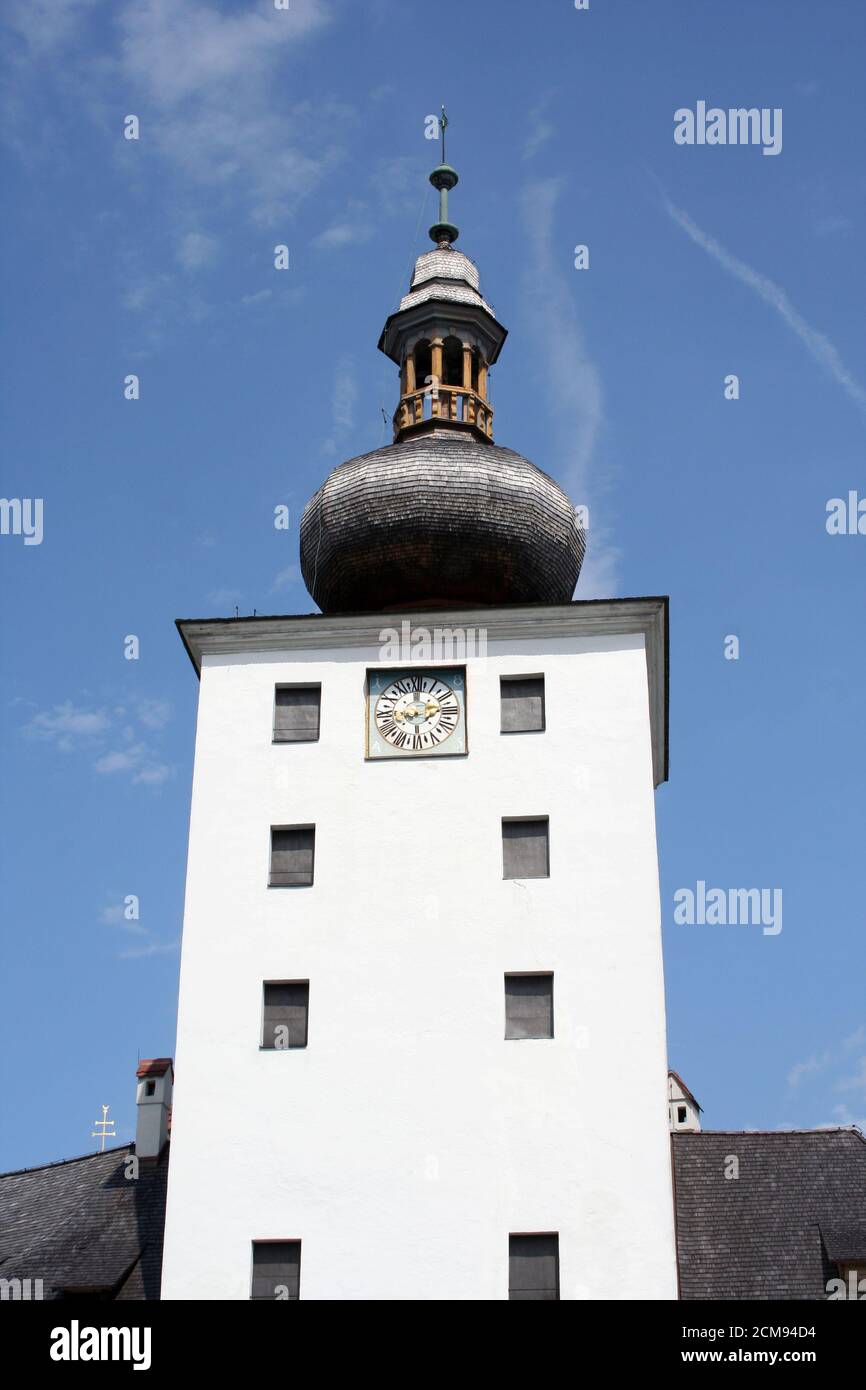 Tower Castle Orth Stock Photo - Alamy