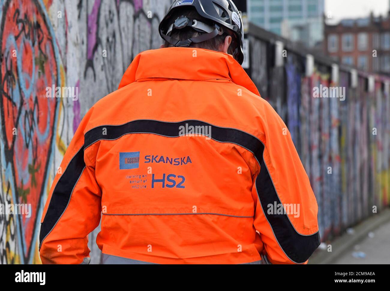 Hs2 construction worker hi-res stock photography and images - Alamy