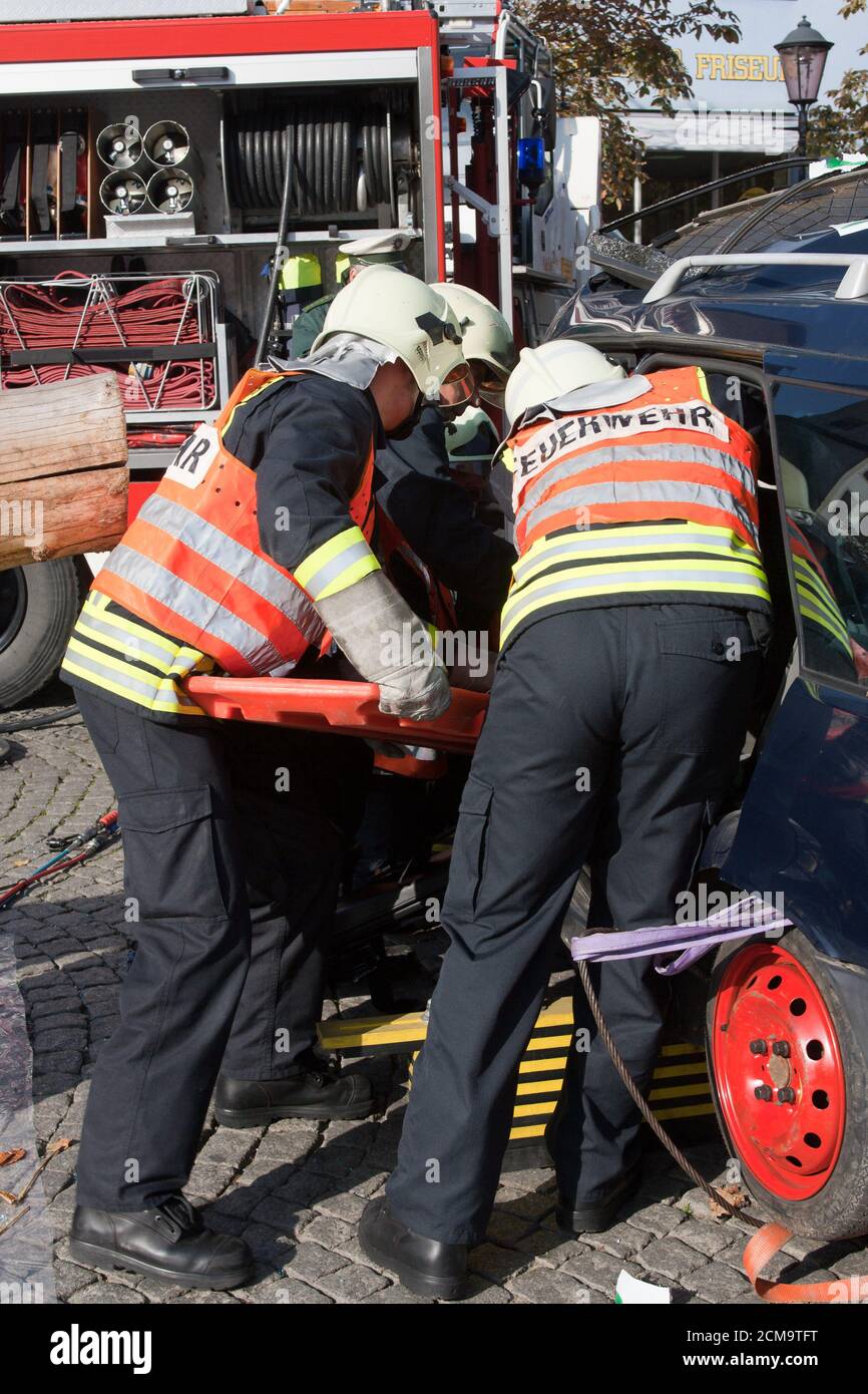 Road Safety in Crash Simulation Stock Photo - Alamy