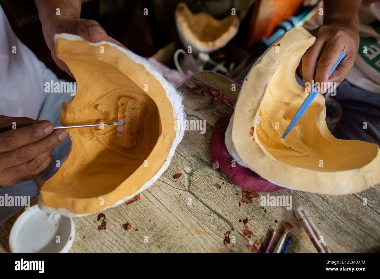 Prosthetic face molds hi-res stock photography and images - Alamy