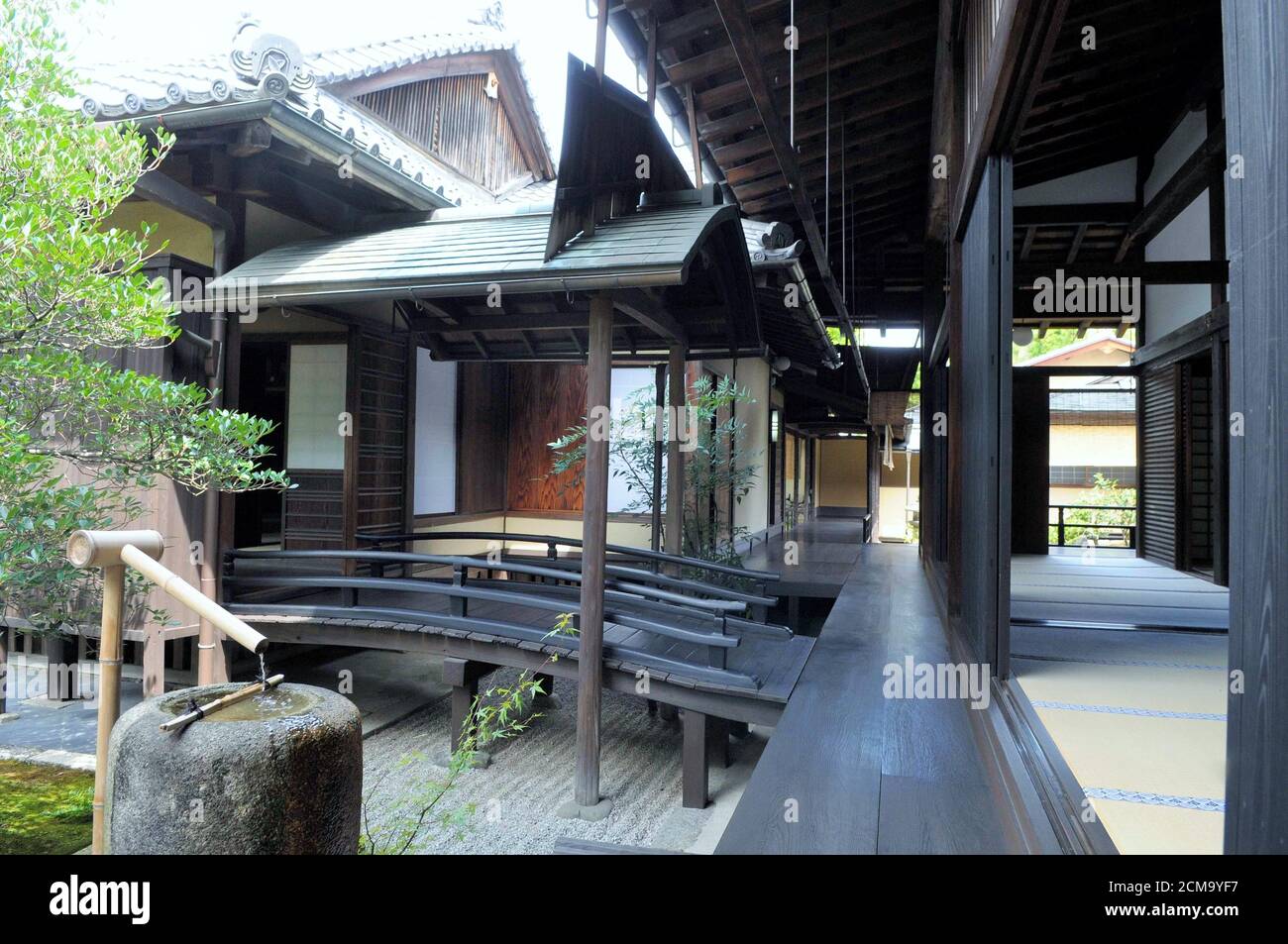 A VIEW OF OBAI IN TEMPLE. OBAI IN IS AN AUTONOMUS SUB TEMPLE OF DAITOKU ...