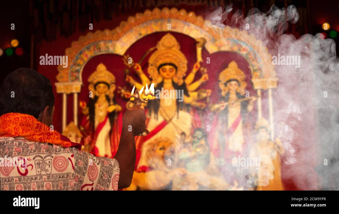 happy Durga puja advertisement, Kolkata durga puja, Navaratri, Dussehra ...