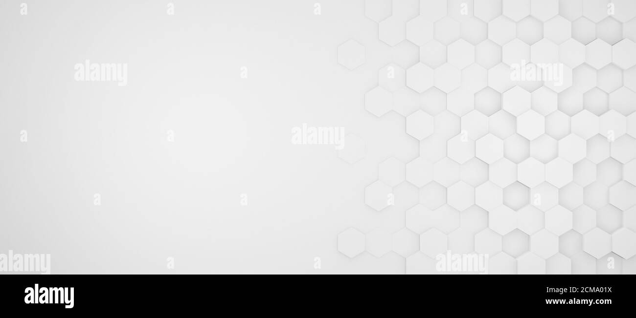 Hexagons or honeycombs grid mesh, 3D rendering, hexagonal wallpaper, network connection concept ...