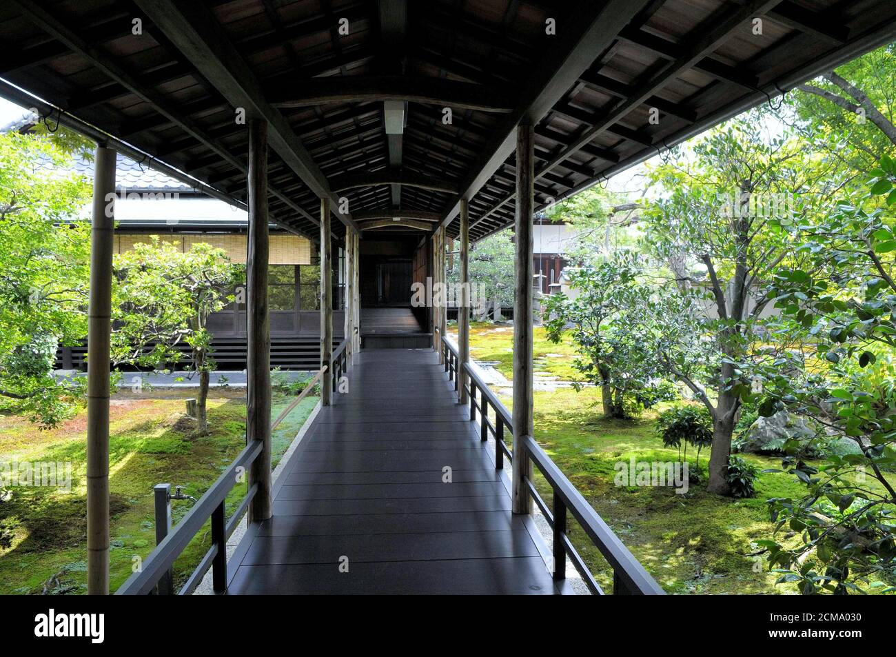 A VIEW OF OBAI IN TEMPLE. OBAI IN IS AN AUTONOMUS SUB TEMPLE OF DAITOKU ...
