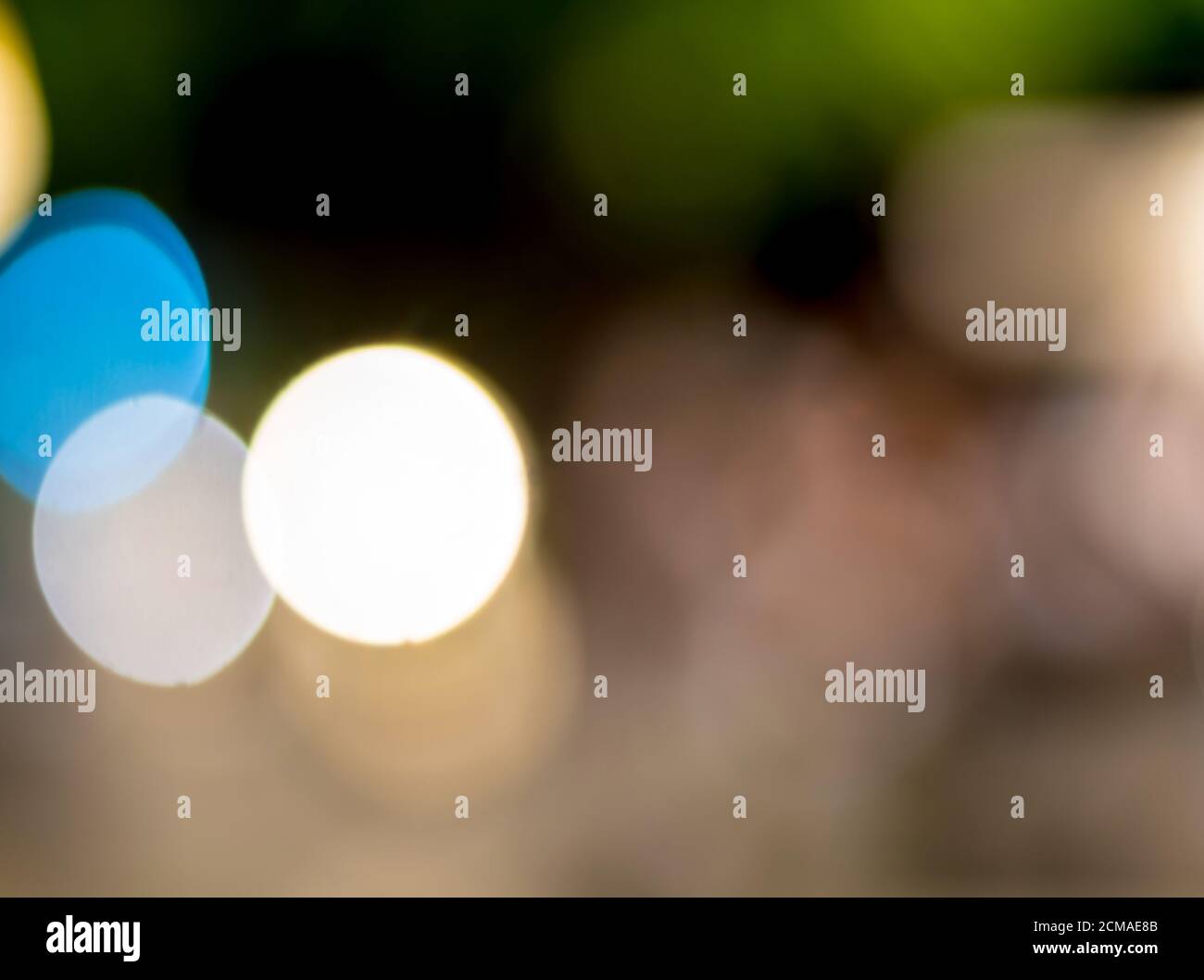 Bokeh of lighting in night time as background Stock Photo - Alamy