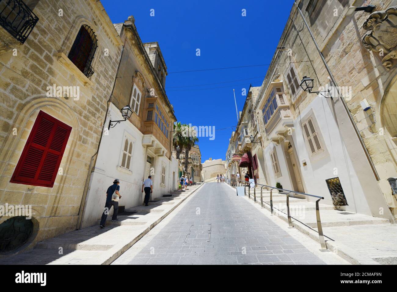 Beautiful old buildings in Gozo, Malta Stock Photo - Alamy