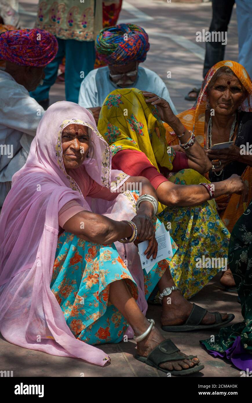 Pilgrims at Kumba Mela Stock Photo - Alamy
