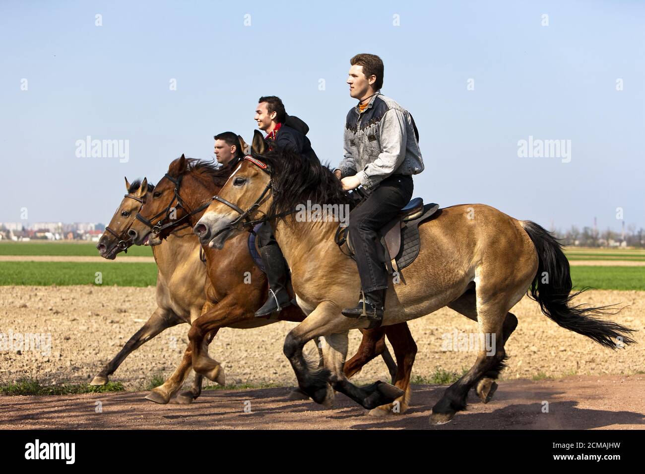 Traditional horseback riding Stock Photo - Alamy
