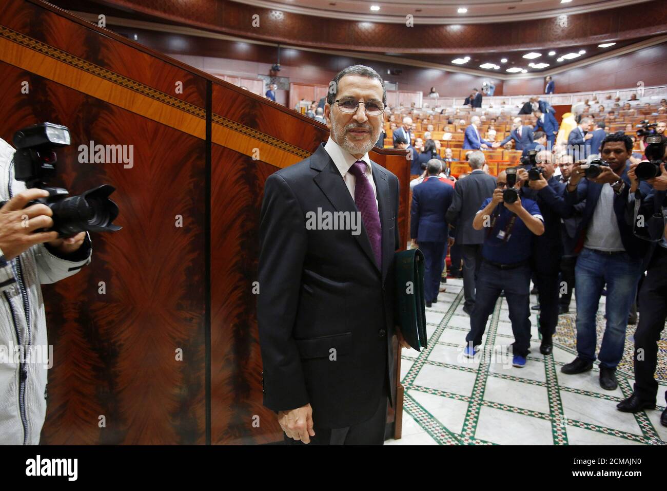 Prime minister morocco saad eddine el othmani hi-res stock photography ...
