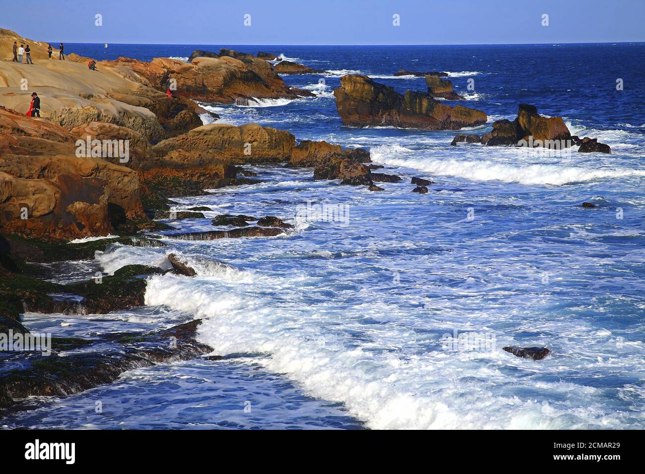 New Taipei Taipei Wanli Turtle Roar Coast Taiwan Stock Photo - Alamy