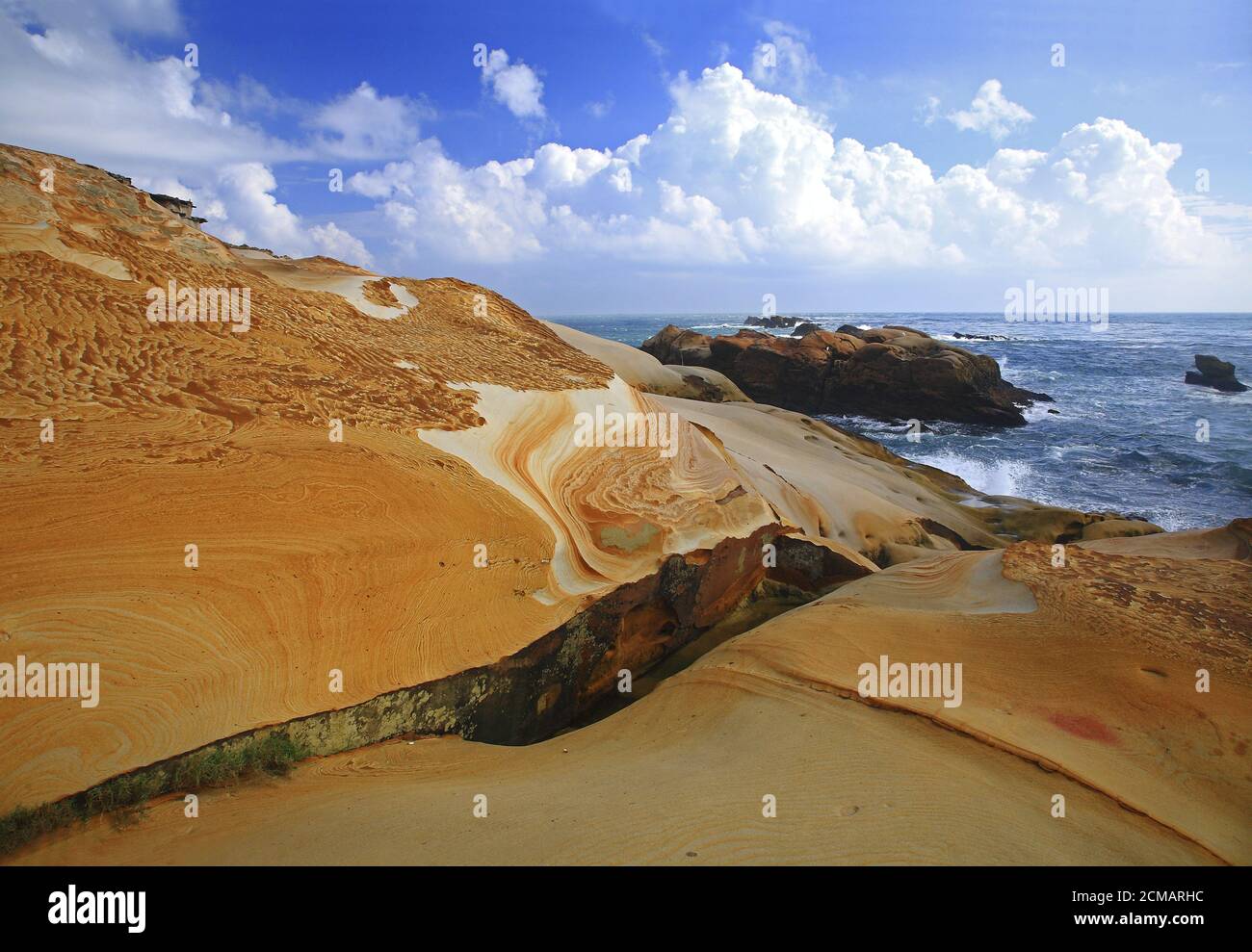 New Taipei Taipei Wanli Turtle Roar Coast Taiwan Stock Photo - Alamy