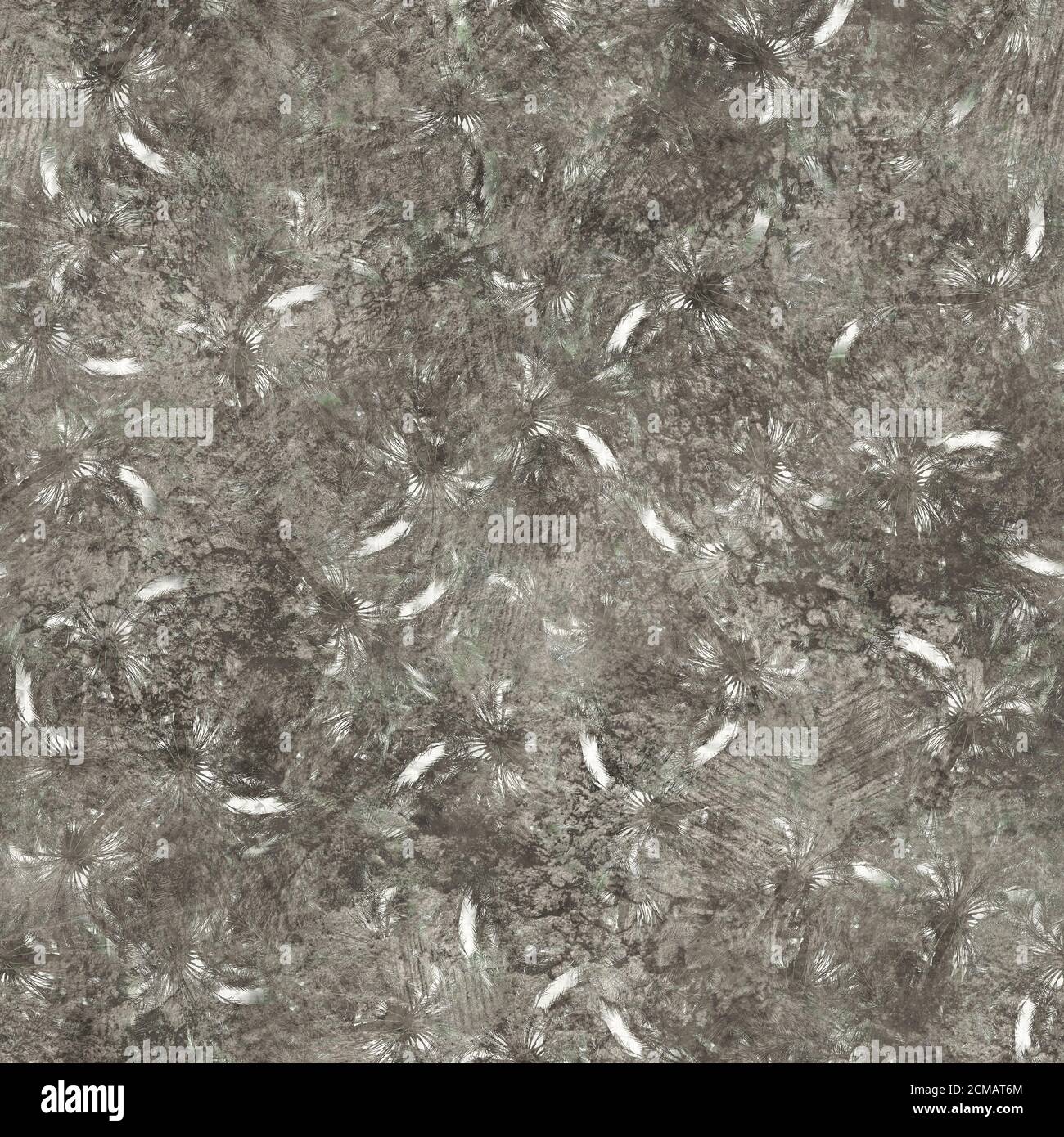 Neutral tropical palm tree leaves seamless pattern Stock Photo - Alamy