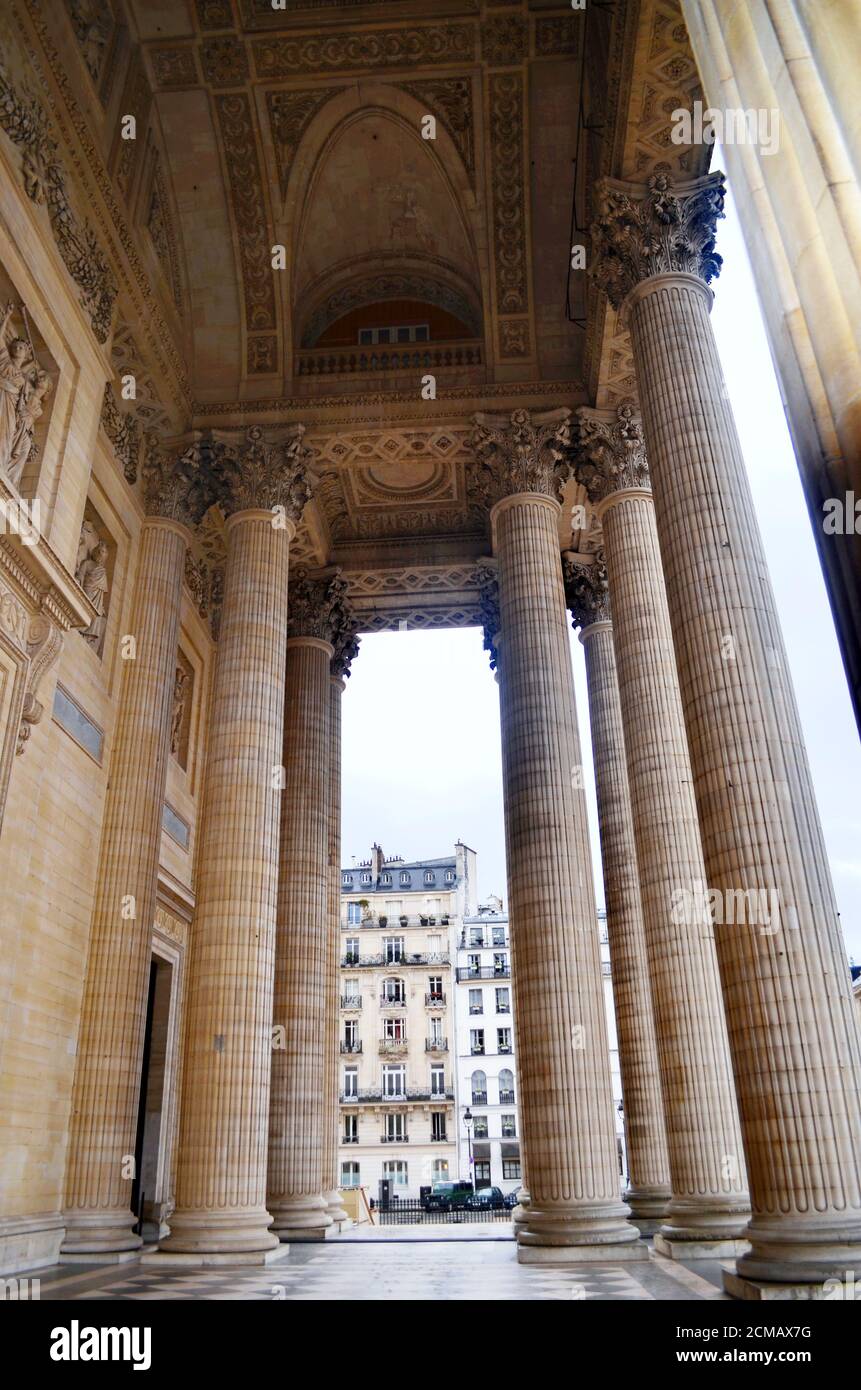 France place du pantheon hi-res stock photography and images - Alamy