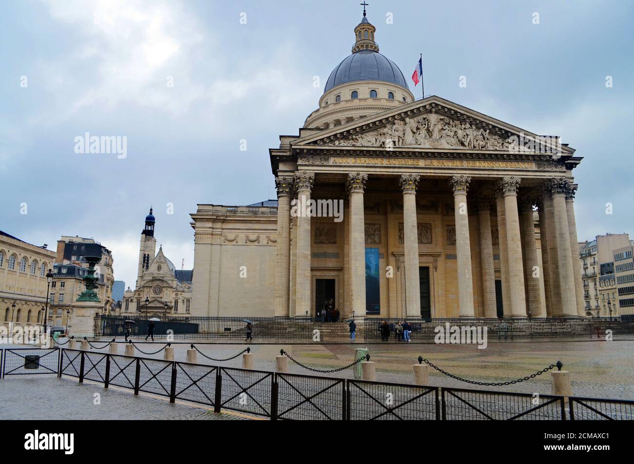 Paris, France - Place du Pantheon Stock Photo - Alamy
