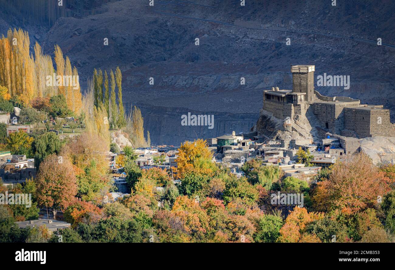 Autumn At Hunza and northern areas of gilgit baltistan , Pakistan Stock ...