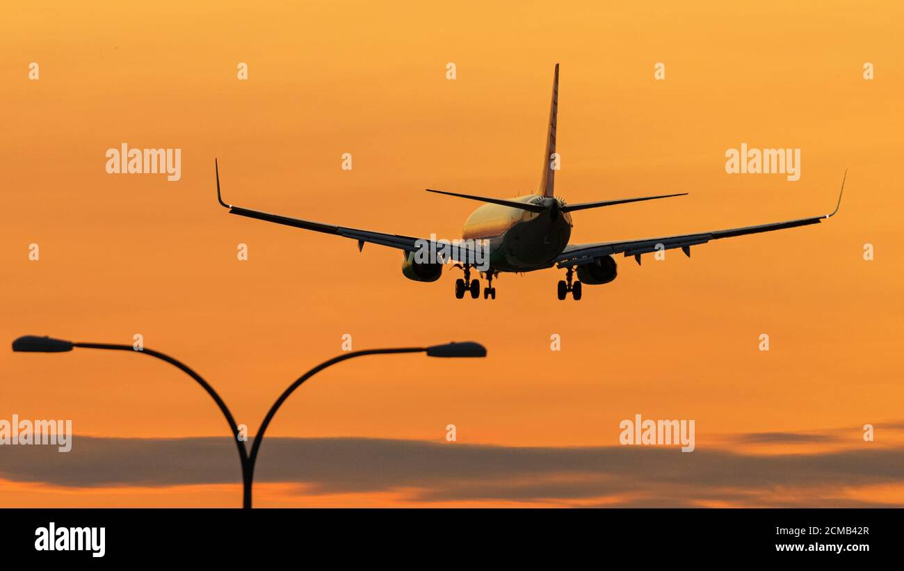 Richmond, British Columbia, Canada. 3rd Sep, 2020. A Flair Airlines ...