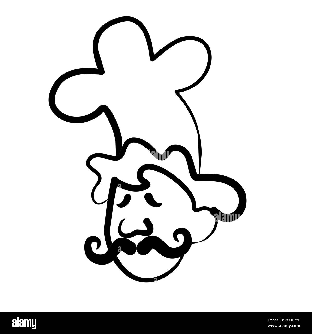 Black man male cook Cut Out Stock Images & Pictures - Alamy