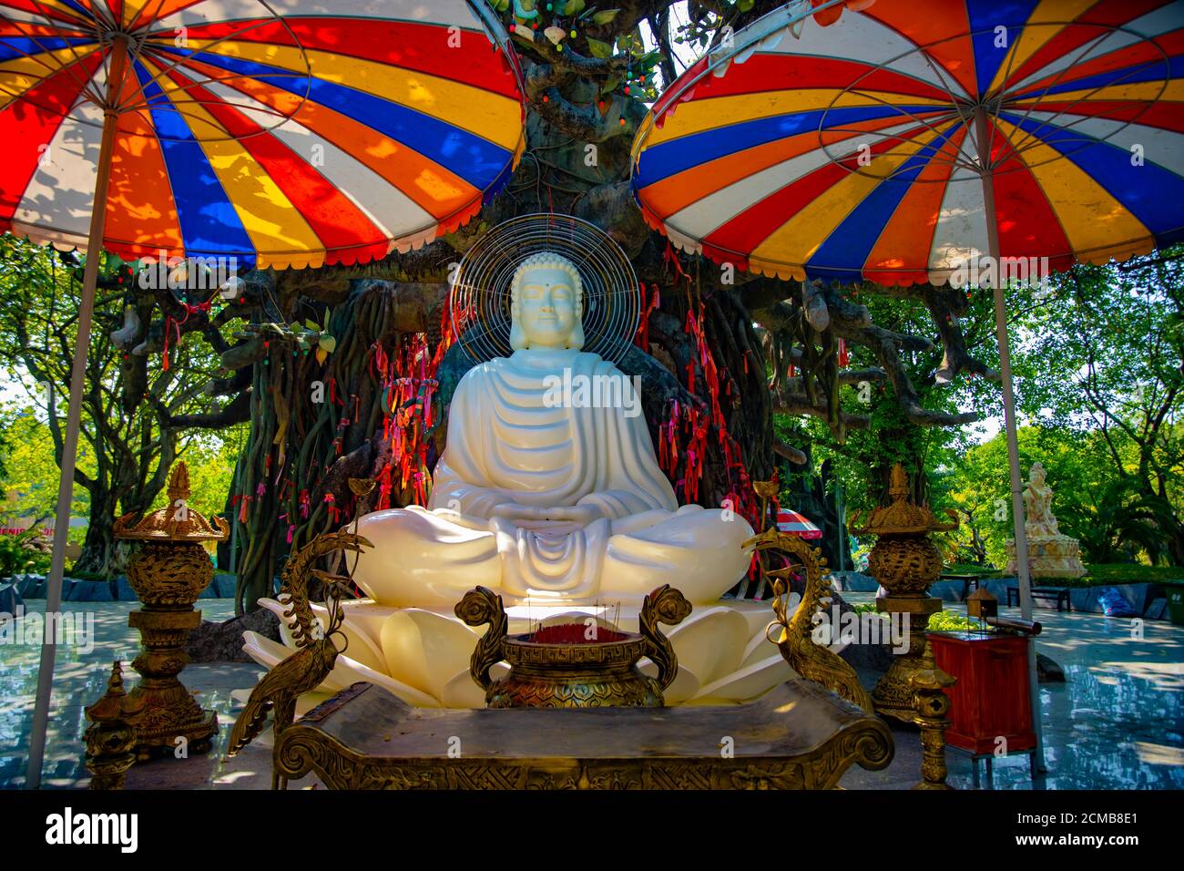 A Guardian statue at Suoi Tien park in Ho Chi Minh Vietnam Stock Photo ...