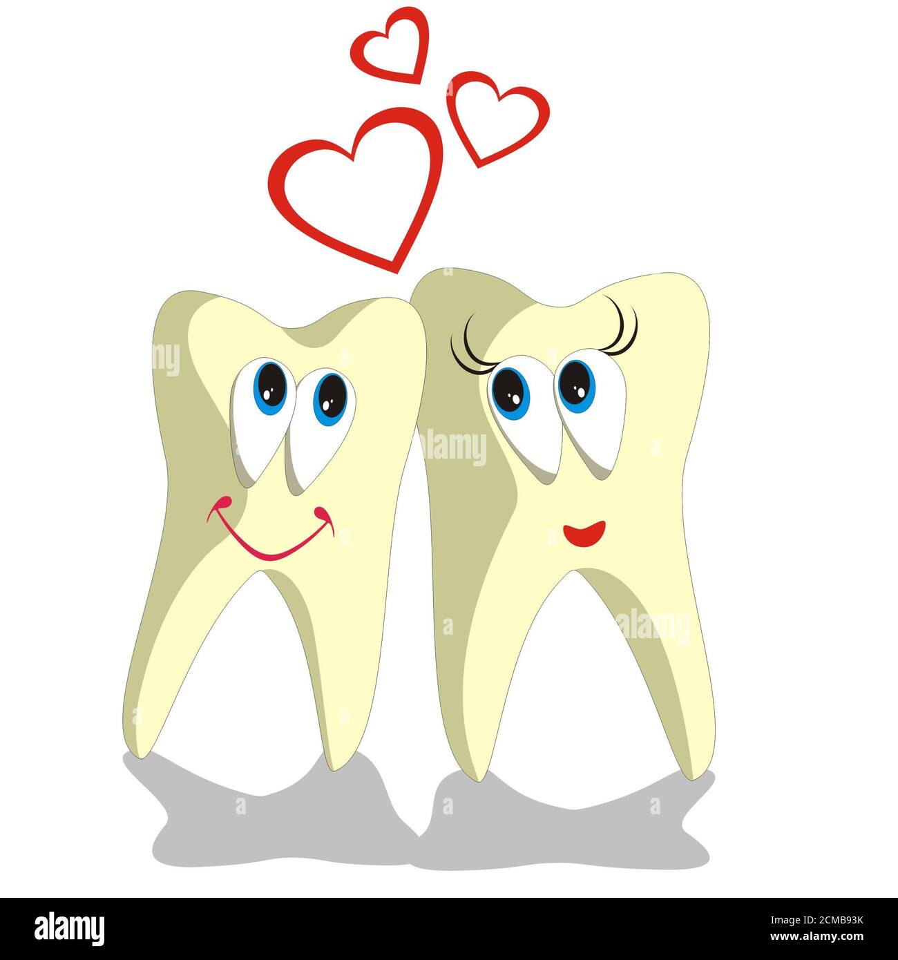 Cartoon toothy smile Cut Out Stock Images & Pictures - Alamy