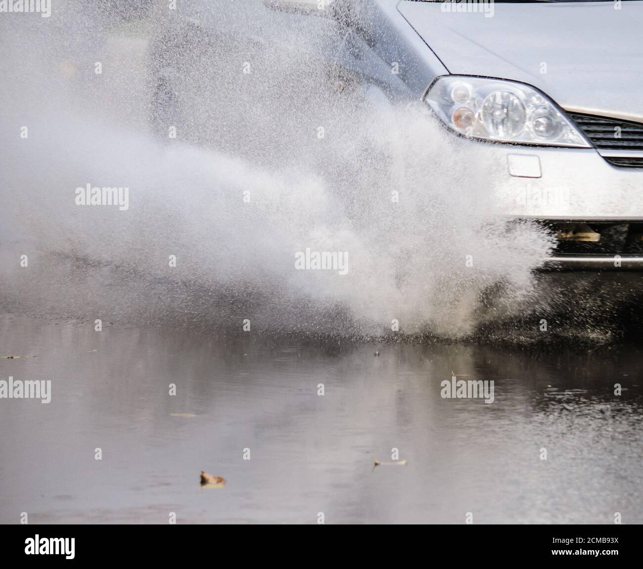 spray from the car Stock Photo - Alamy