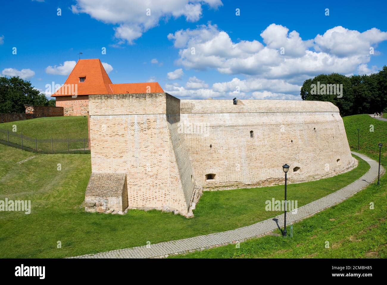 The Artillery Bastion of Vilnius Defensive Wall, Lithuania Stock Photo ...